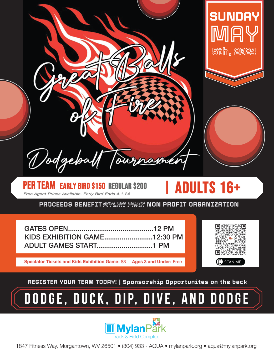 Great Balls of Fire Dodgeball Tournament ‣ Mylan Park